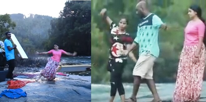 പാറയിൽ വഴുതി വീണ സോഷ്യല്‍മീഡിയയിലെ ആ താരം ഇവിടെയുണ്ട്; ഫുള്‍ വിഡിയോ ...