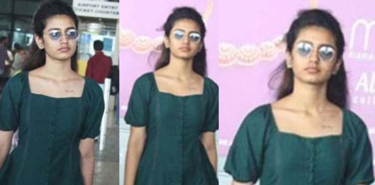 മേക്കപ്പില്ലാതെയും പ്രിയ ക്യൂട്ടാണ്! വിമാനത്താവളത്തിൽ നിന്നുള്ള ...