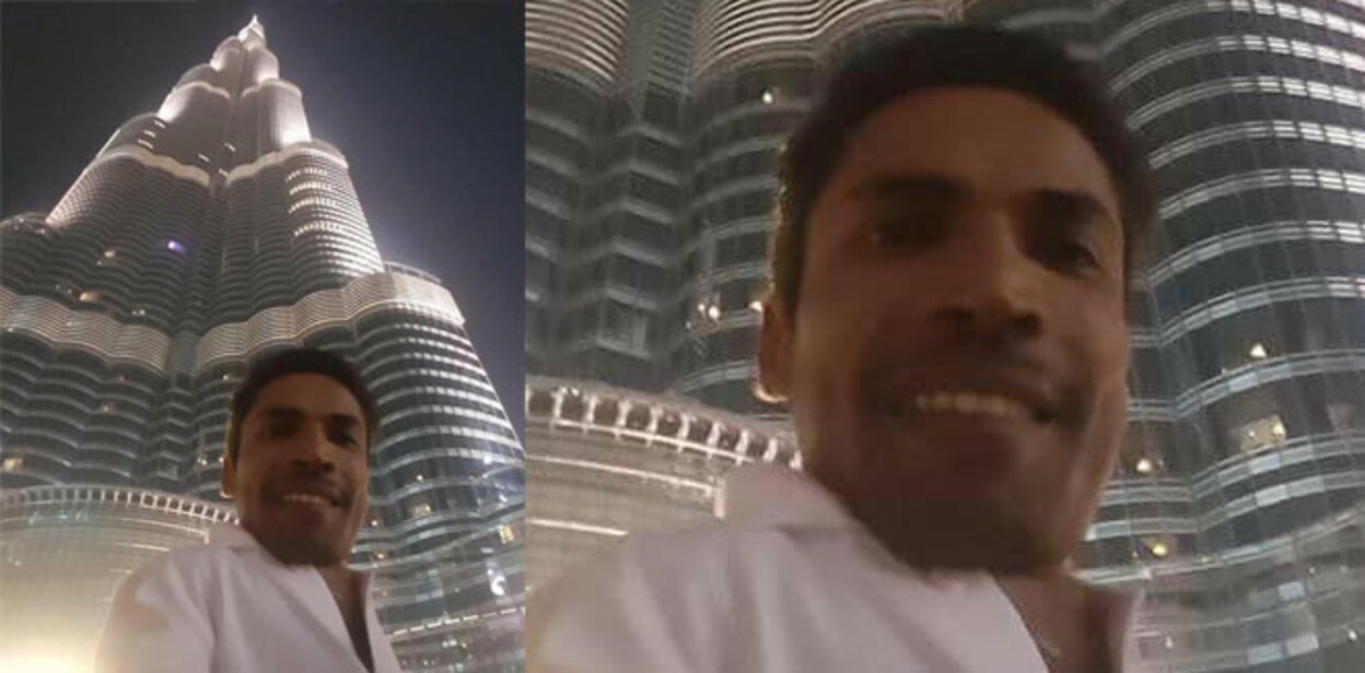 ഉയരം ഒരു പ്രശ്നമേയല്ല, ബുർജ് ഖലീഫയെ സെൽഫിയിലൊതുക്കി ഗിന്നസ് പക്രു ...