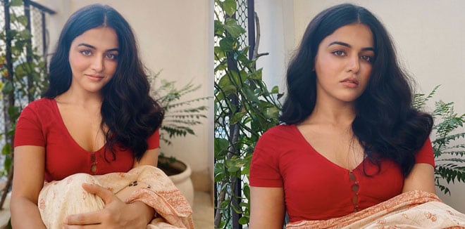 അമ്മയുടെ സാരിയണിഞ്ഞ് ‘ഗോദ’ സുന്ദരിയുടെ തകർപ്പൻ ഫോട്ടോഷൂട്ട്! ചിത്രങ്ങ ...