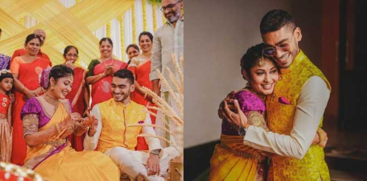 നിന്നെ ഹൃദയത്തോടു ചേർത്ത്...: വിശാഖ് നായരുടെ വിവാഹനിശ്ചയം കഴിഞ്ഞു ...