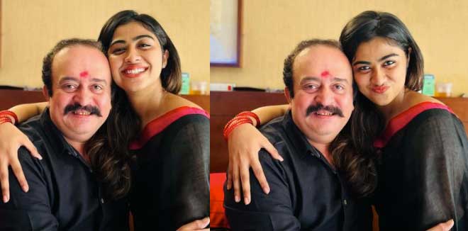 ‘ഹേയ് ഡാഡി...എന്റെ ബ്രോ ഡാഡി...’: മനോഹരമായ വിഡിയോയുമായി കല്യാണി ...