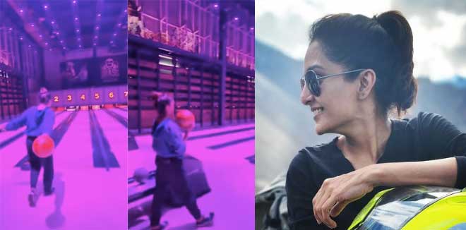 ബൗളിങ്ങ് ഗെയിം ആസ്വദിച്ച്, നൃത്തം ചെയ്ത് മഞ്ജു: വിഡിയോ ഏറ്റെടുത്ത് ...