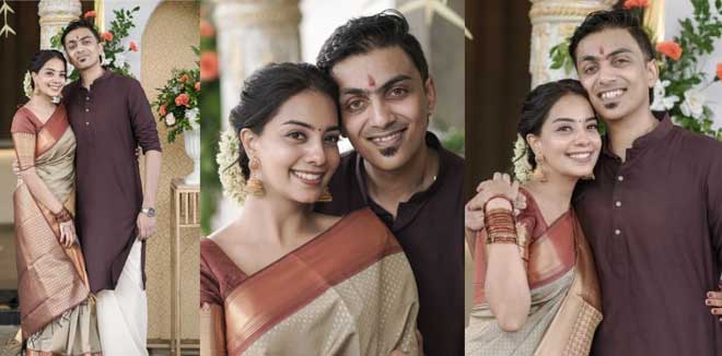 സാരിയിൽ തിളങ്ങി, മനോഹരിയായി വൈഷ്ണവി വേണുഗോപാൽ: പ്രിയപ്പെട്ടവനൊപ്പമുള്ള ...