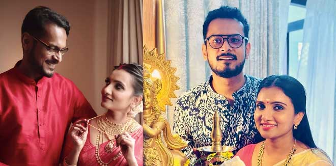 പ്രണയത്തിന്റെ ജീവിതസംഗീതം...രണ്ടാം വിവാഹവാർഷികം ആഘോഷിച്ച് മഞ്ജരിയും ...