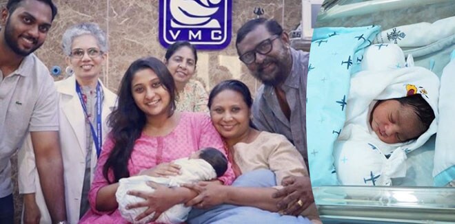 നടൻ ലാൽ മുത്തച്ഛനായി; കുഞ്ഞിന്റെ ചിത്രങ്ങൾ പങ്കുവച്ച് മകൾ മോണിക്ക ...