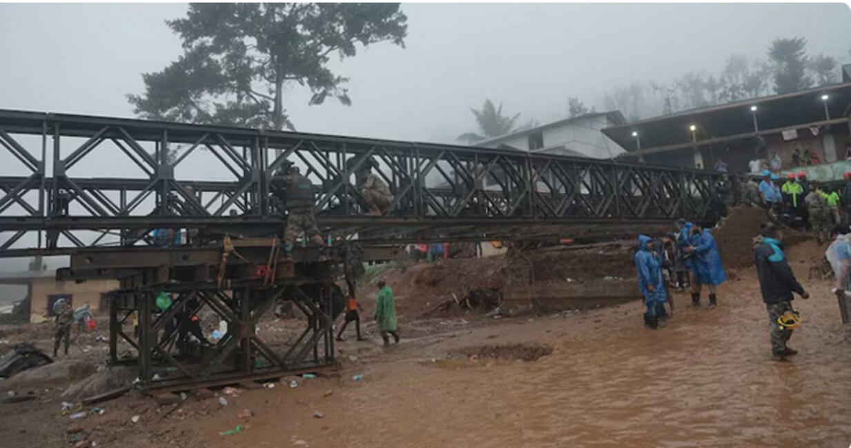 190 അടി നീളം; 24 ടൺ ഭാരം വഹിക്കാൻ ശേഷി: മുണ്ടക്കൈയിലേക്ക് കരസേനയുടെ ...