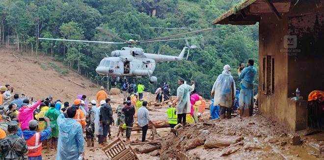 മുണ്ടക്കൈയിൽ സംഘർഷാവസ്ഥ, മന്ത്രിമാരോട് കയർത്ത് പ്രദേശവാസികള് ...