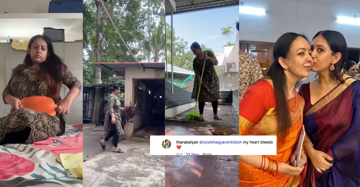 ഇതു കണ്ട് ‘എന്റെ ഹൃദയം മുറിയുന്നു’ എന്നു താര കല്യാൺ: ശാരീരിക ബുദ്ധിമുട്ടുകൾക്കിടയിലും വീട്ടിലെ ...